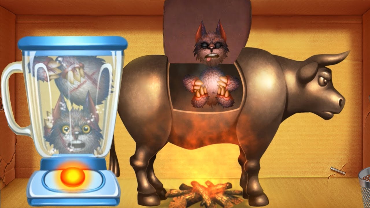 Halloween Horror Brazen Bull Vs Buddy Wolf Moon | Kick The Buddy | Ipad ...