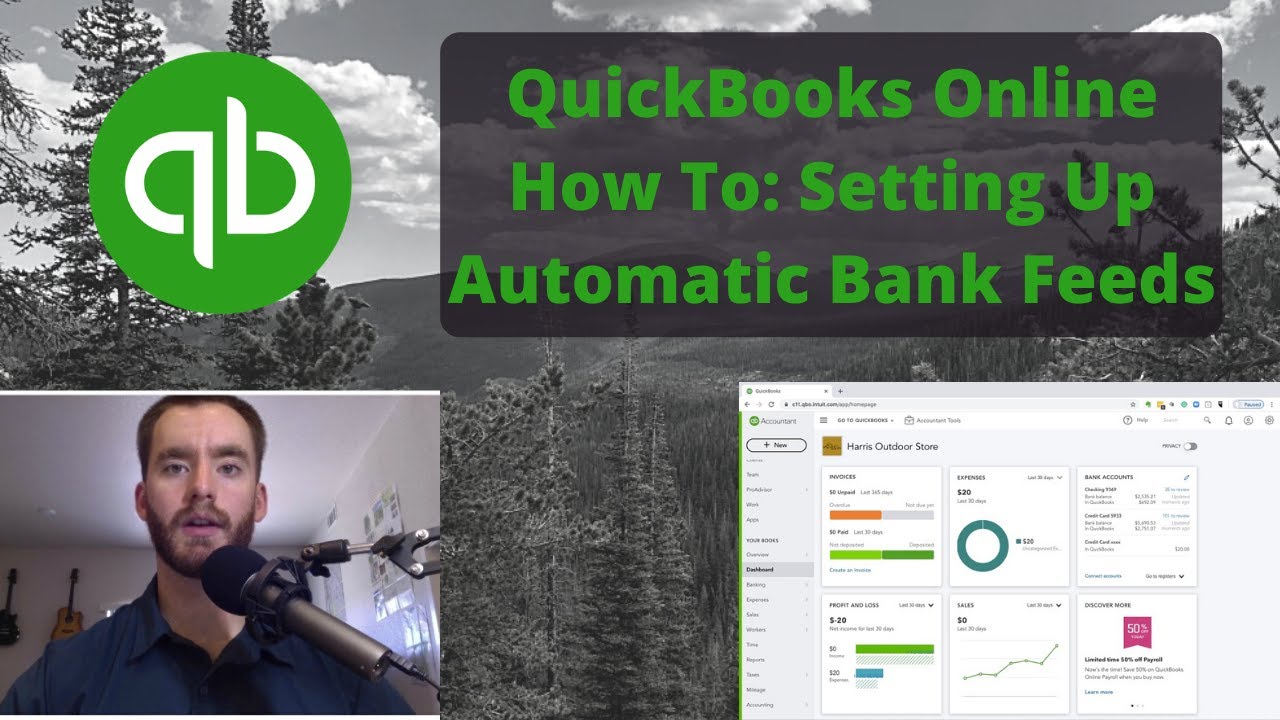 How To Set Up Automatic Bank Feeds In QuickBooks Online YouTube How To Set Up Automatic Bank Feeds In QuickBooks Online YouTube