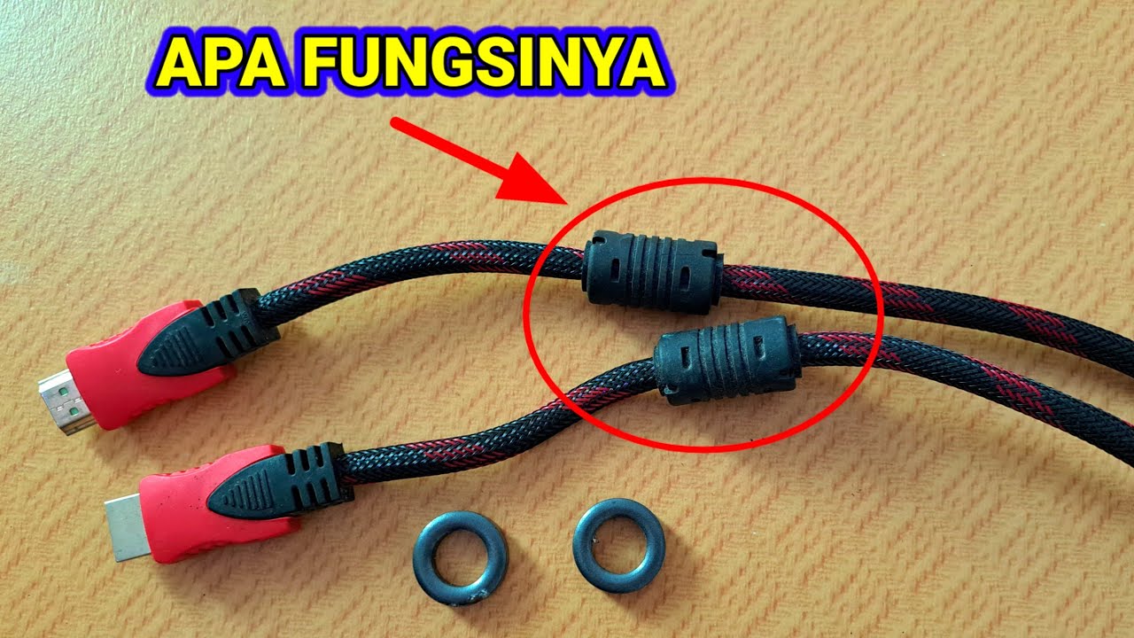 FUNGSI FERRITE ATAU MAGNETIK PADA KABEL - YouTube