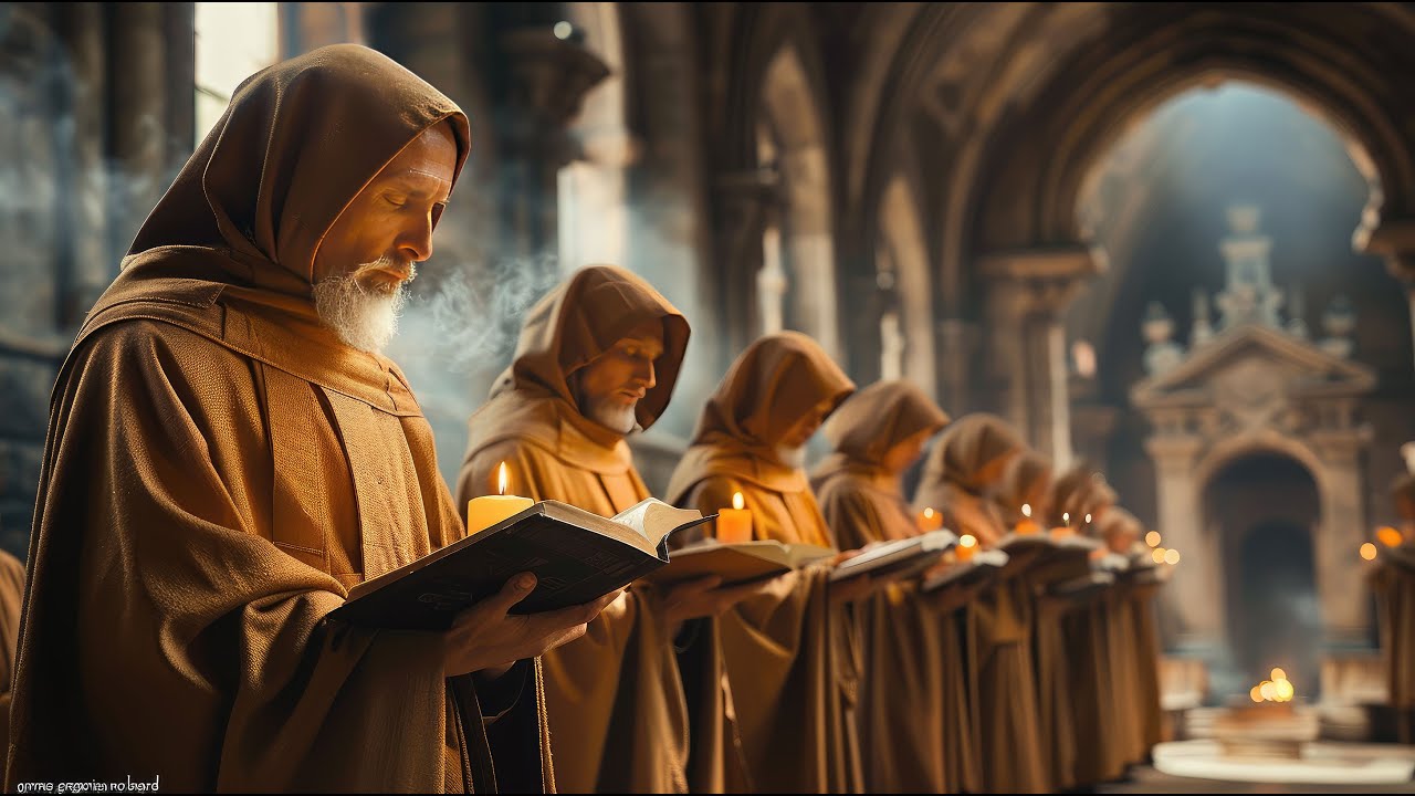 Gregorian chant | Prayer Hymn with Catholic Monks in Church | Orthodox ...