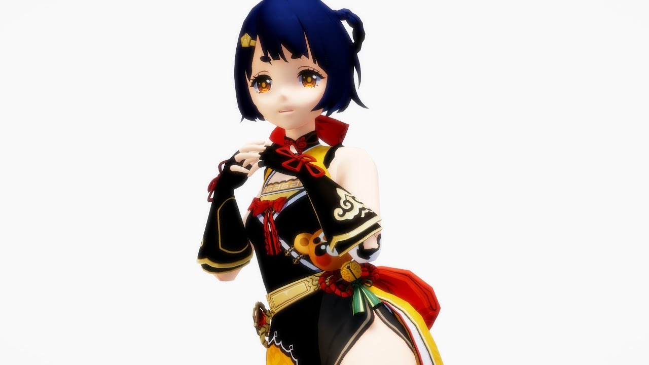 Seven rings /MMD x Genshin impact/ Xiangling - YouTube