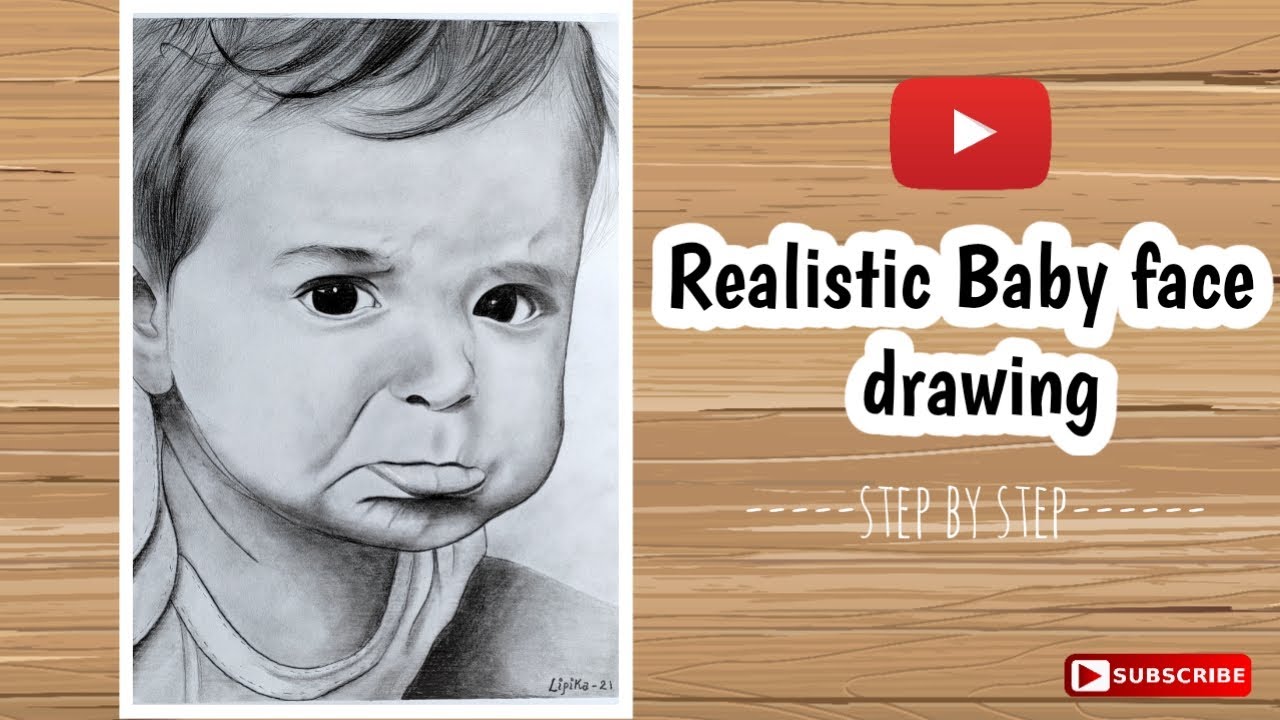 How I shade cute baby face - step by step😍 | part-1 - YouTube
