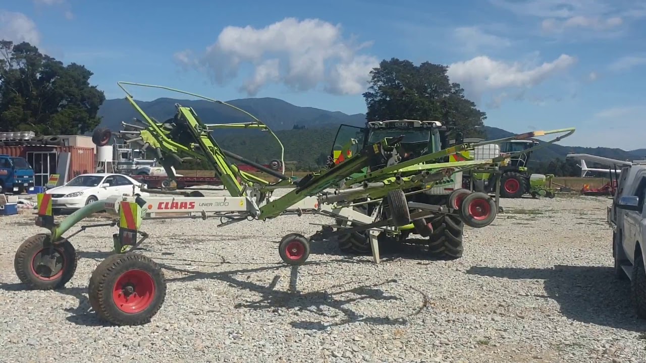 G115750 - 2012 Claas Liner 3100 Hay Rake - YouTube