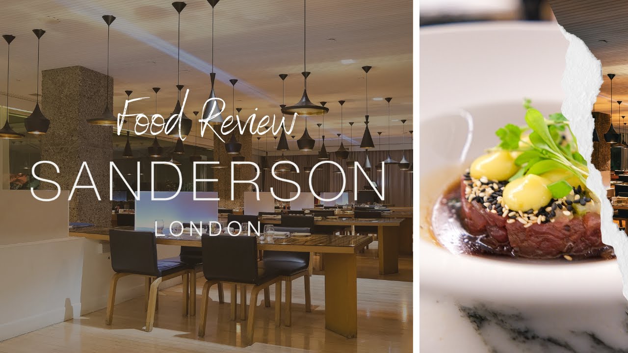 FOOD REVIEW - Dinner at Sanderson London | Rachel Ducker - YouTube