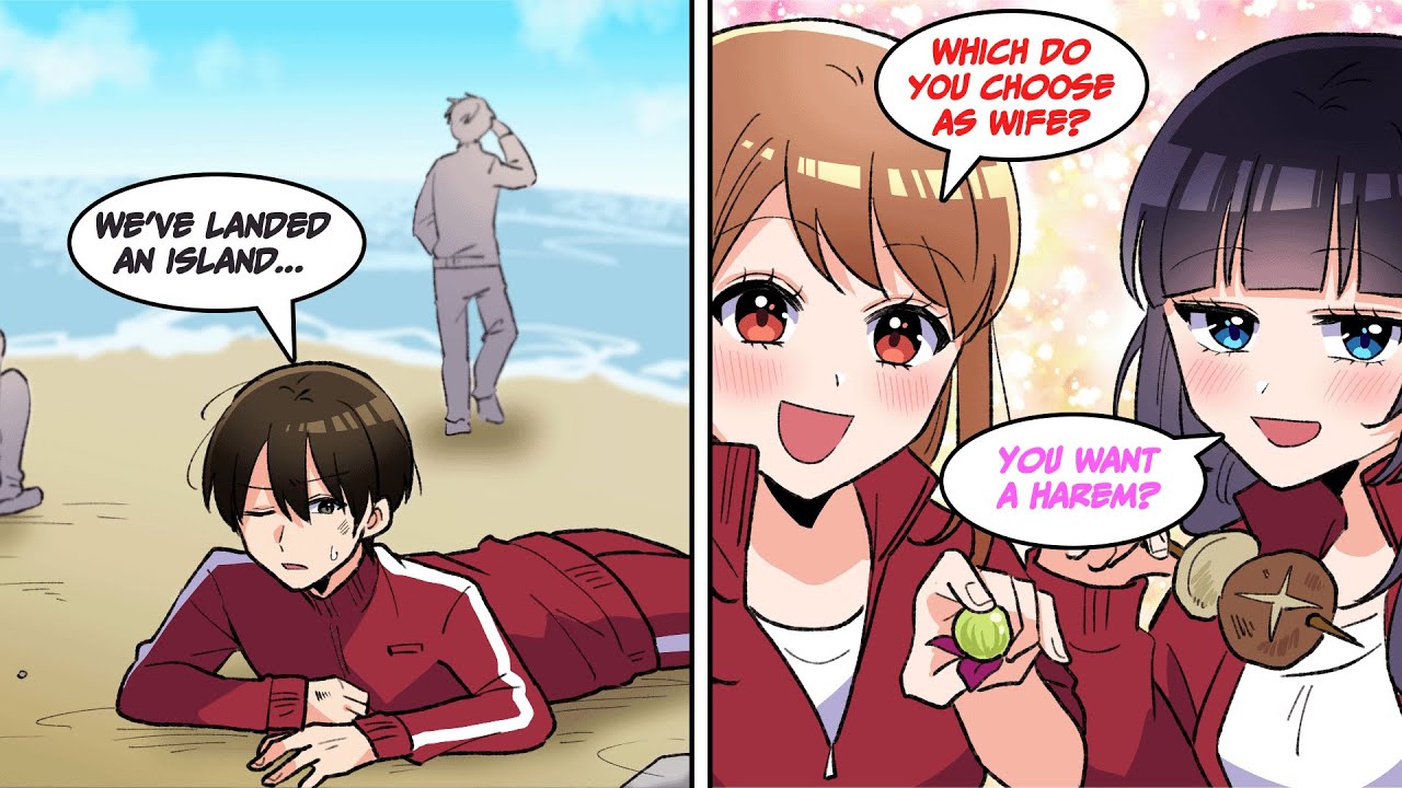 [Manga dub]I landed to an island with my classmates so all girls want ...