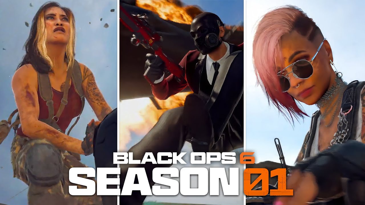FIRST LOOK: BO6 Season 1 Blackcell Operators, GAMEPLAY Trailer ...