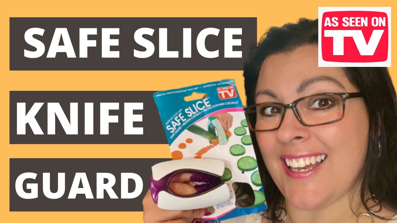 As Seen on TV Safe Slice Knife Guard - YouTube