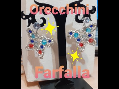 Orecchini Farfalla: Tutorial semplice 🦋 - YouTube