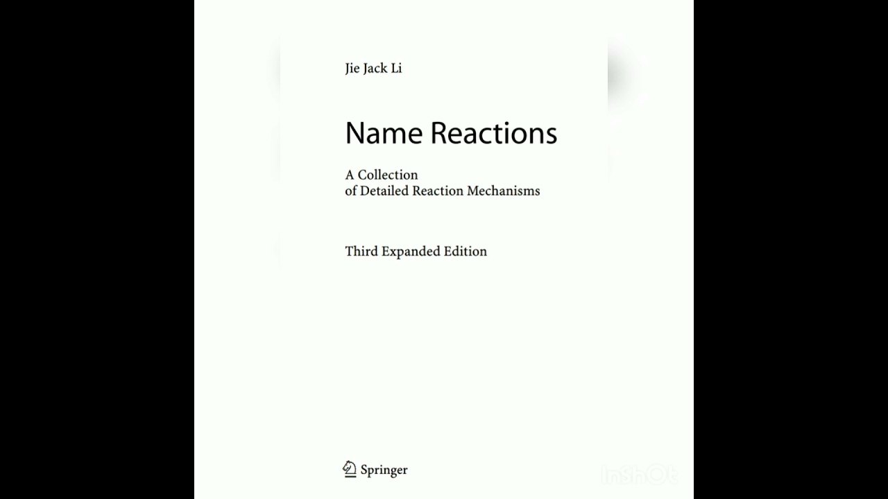 jie jack li Name reactions book pdf - YouTube