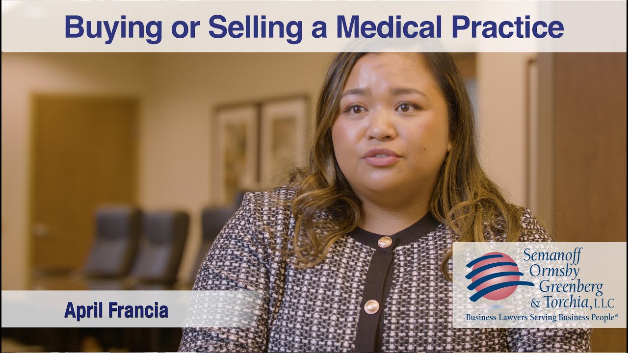 Buying or Selling a Medical Practice - YouTube