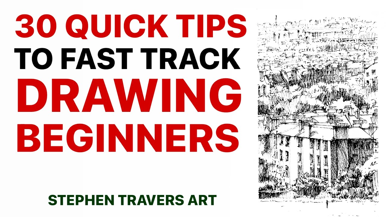 30 Tips Drawing Beginners Need to Know! - YouTube