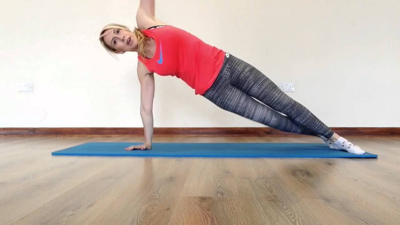 30 Day Pilates Challenge - Day 17 Side Bends - YouTube
