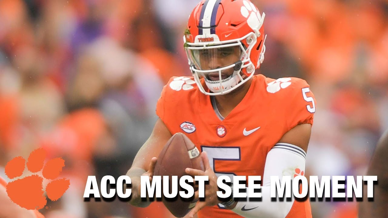 Clemson's Davis Allen Stretches For Impressive Touchdown Grab | ACC ...