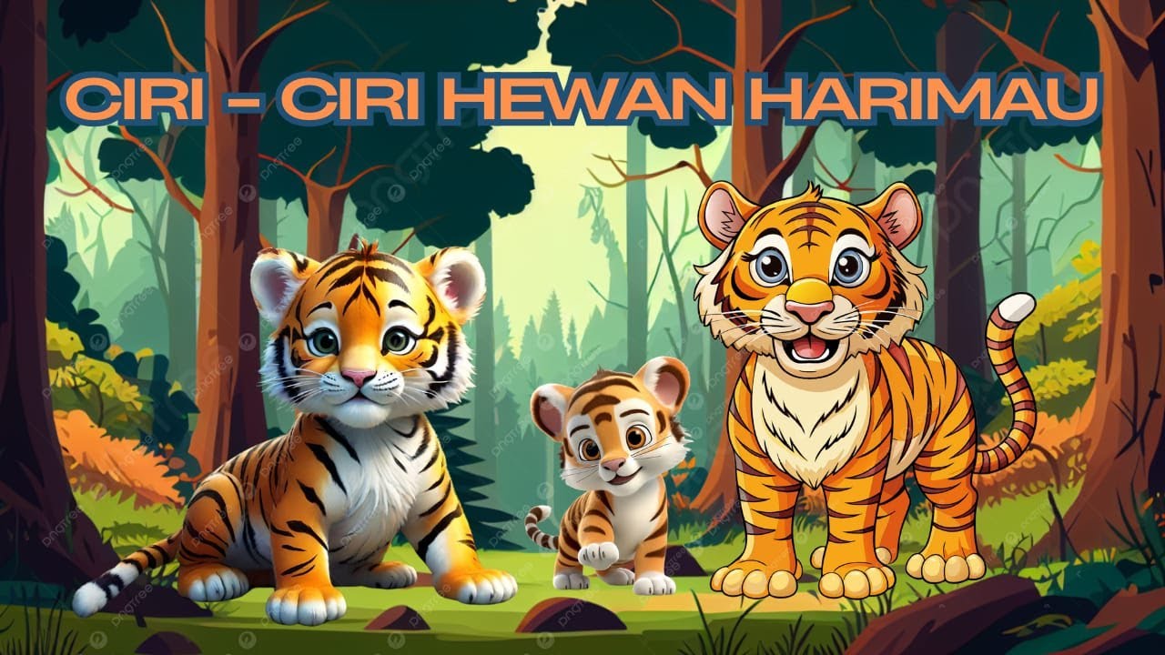 BELAJAR MENGENAL CIRI CIRI HEWAN HARIMAU ! Let's Learn About Forest ...