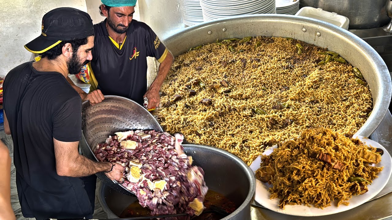 600 KG POPULAR BEEF PULAO MAKING | BEEF PULAO RECIPE | HUGE PULAO ...