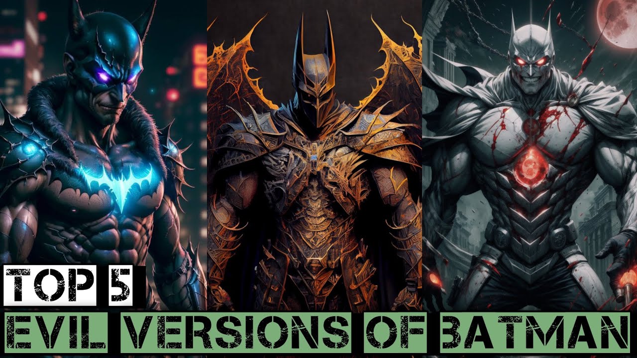 Top 5 Most Powerful Evil Versions Of Batman 😲, Explained In Hindi 😲 ...
