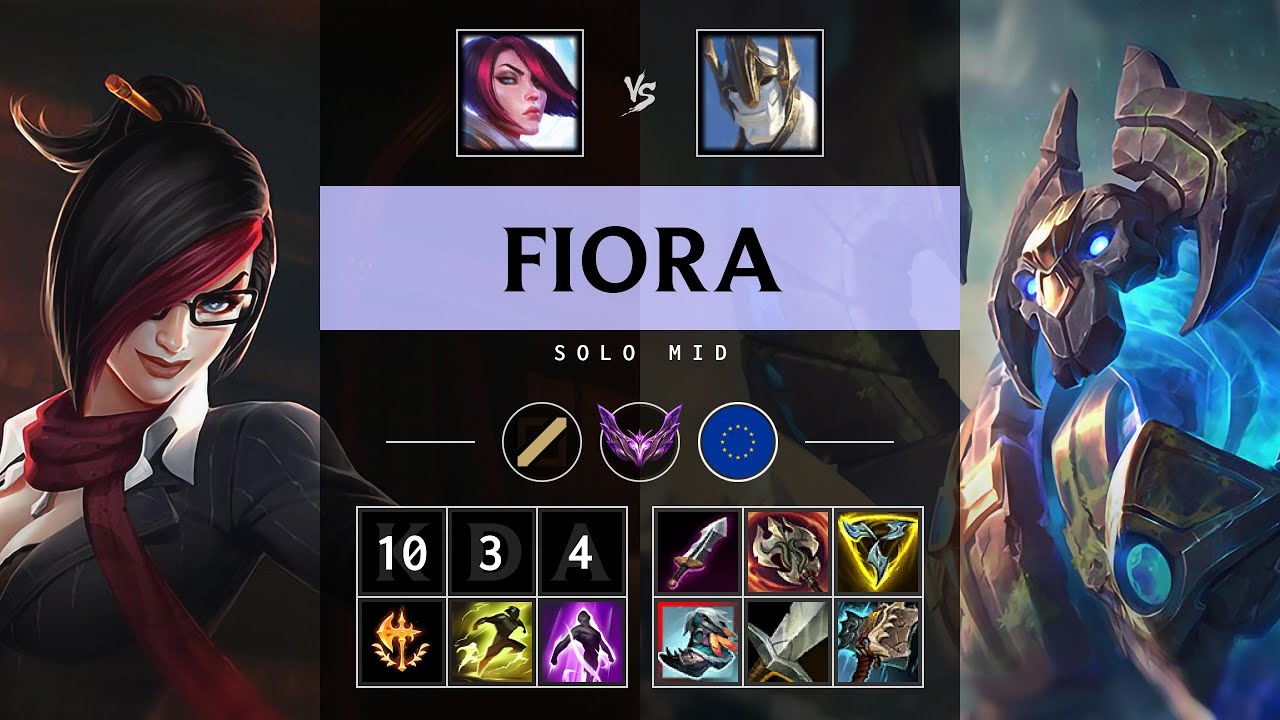 Fiora Mid vs Galio: Triple Kill, Unstoppable - EUW Master Patch 25.S1.2 ...