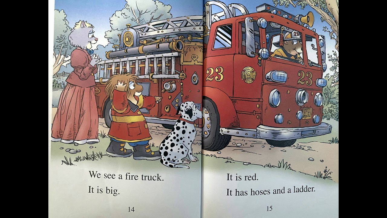 Going to the Firehouse | Book Nook Story Time (Read Aloud) - YouTube