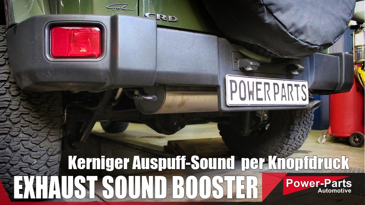 Exhaust Sound Booster - Power Parts Automotive - YouTube