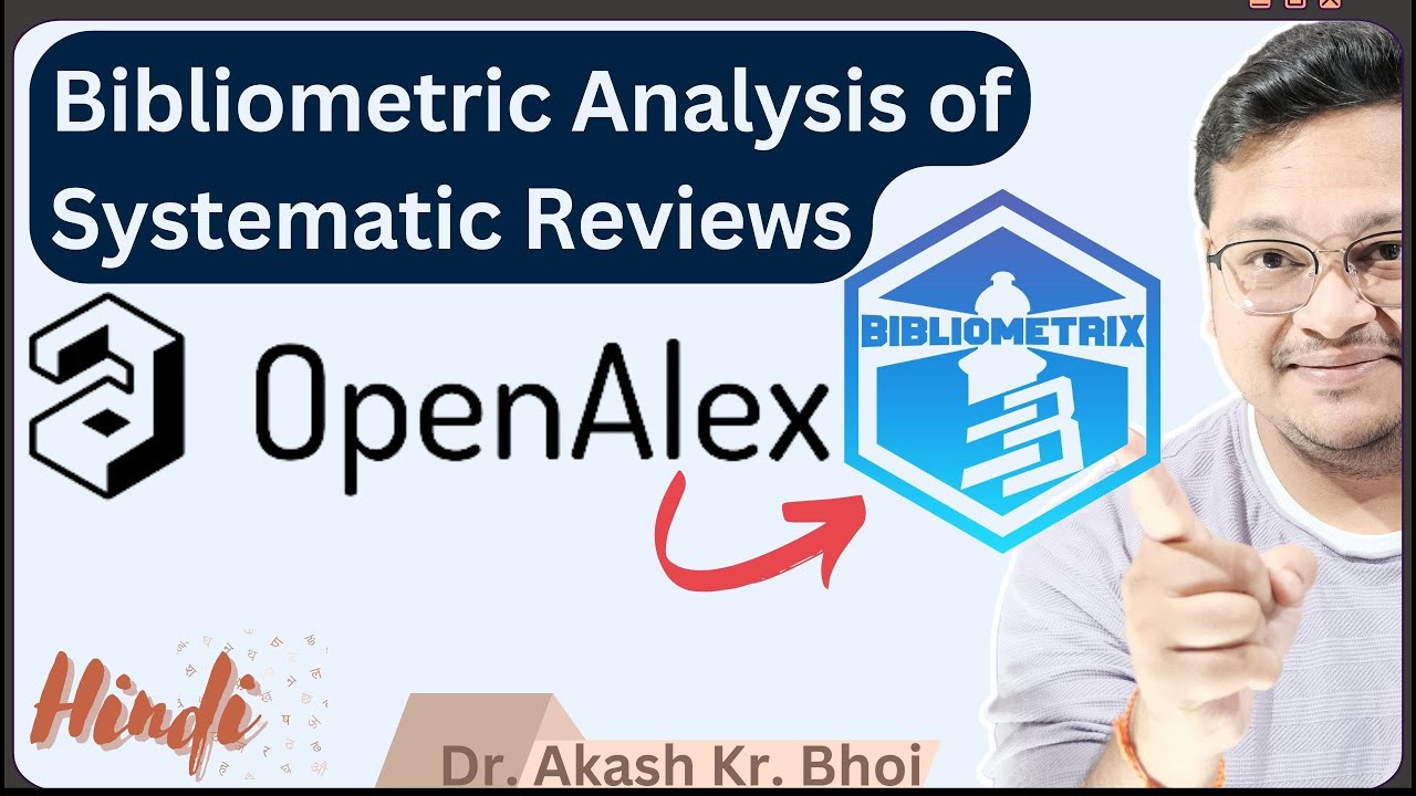 Analyzing OpenAlex Data with Biblioshiny (Bibliometrix) || Bibliometric Analysis || Hindi - YouTube
