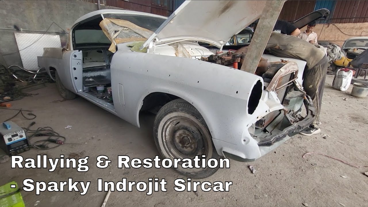 rally car preparation & restoring vintage car - Sparky on rally car ...