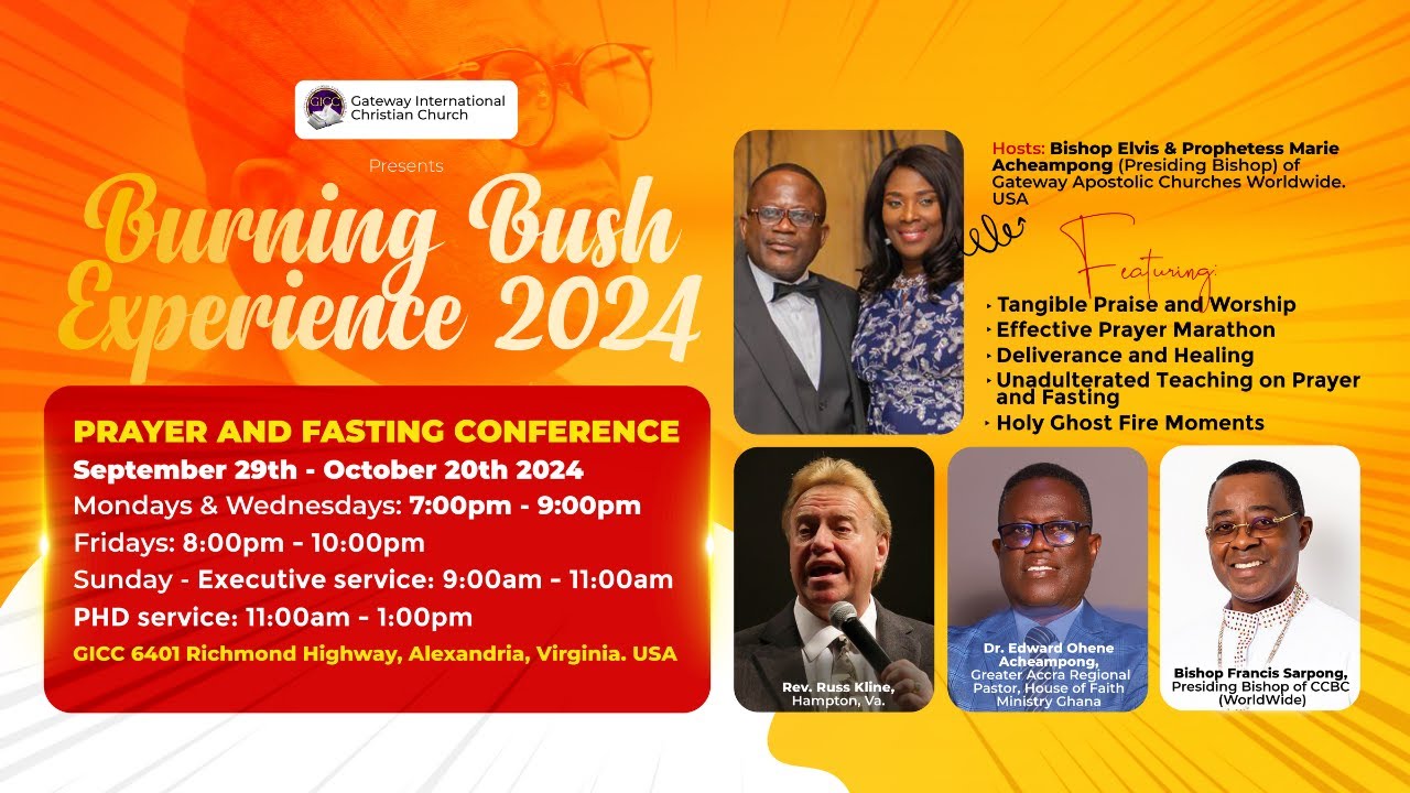 GICC Burning Bush Experience Thursday Night Prayers | October 17th ...