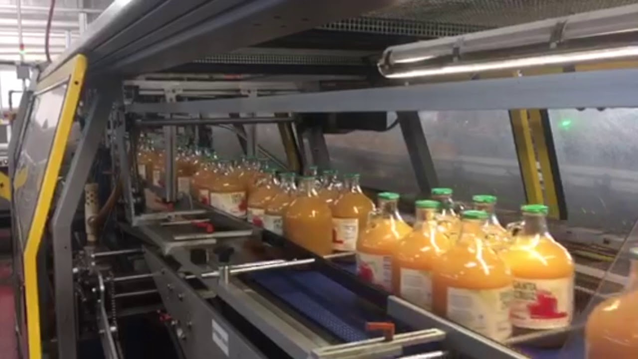 Fully Automatic Tray Former & Overwrapper - YouTube