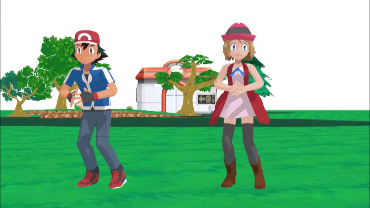 [MMD]Pokemon] Ash X Serena ★ Timber - YouTube