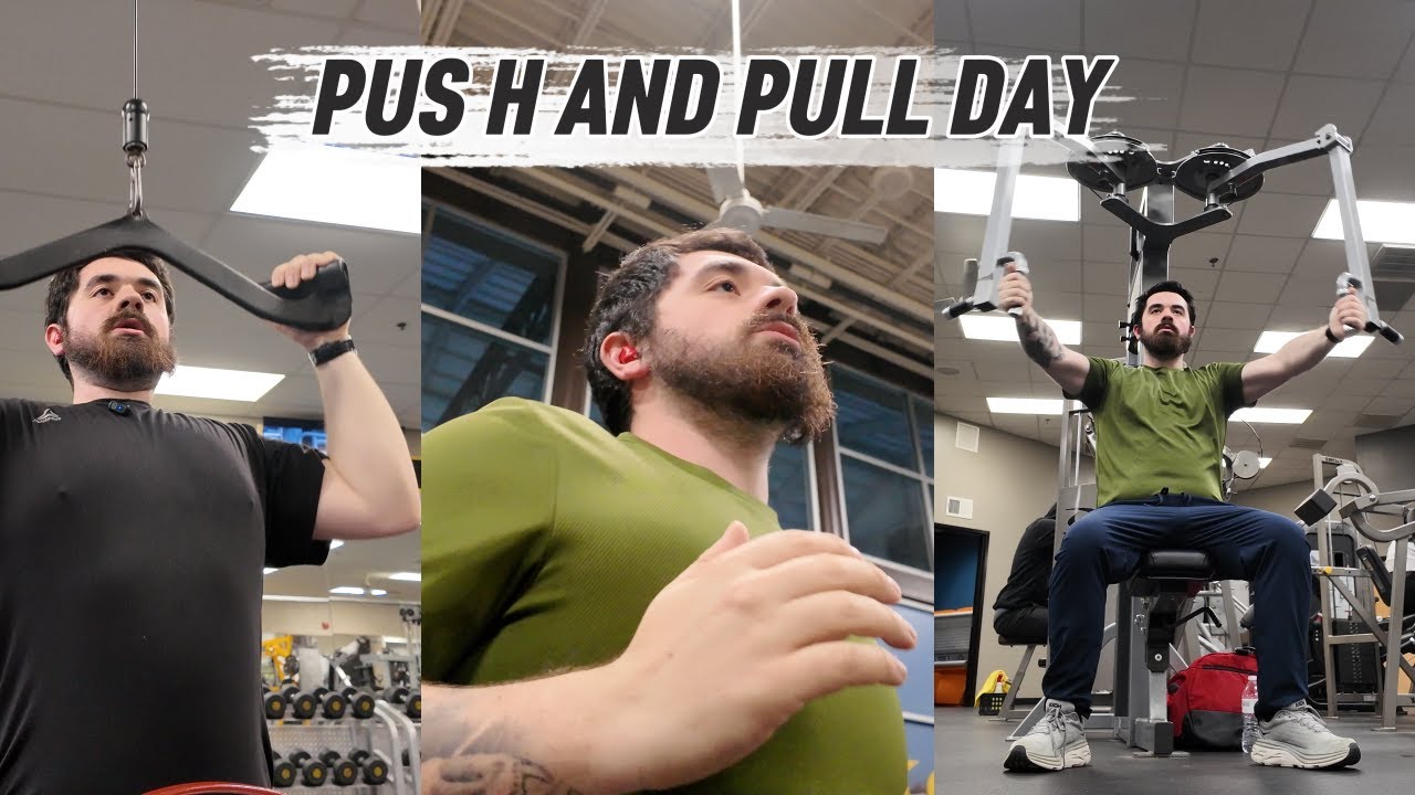 PUSHING AND PULLING WEIGHTS Return of the Fitness Journey Day 5. - YouTube