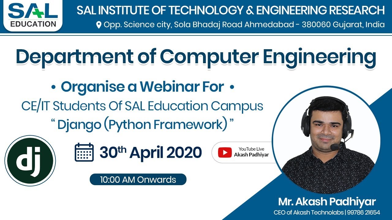 Django Webinar Sal Education Youtube