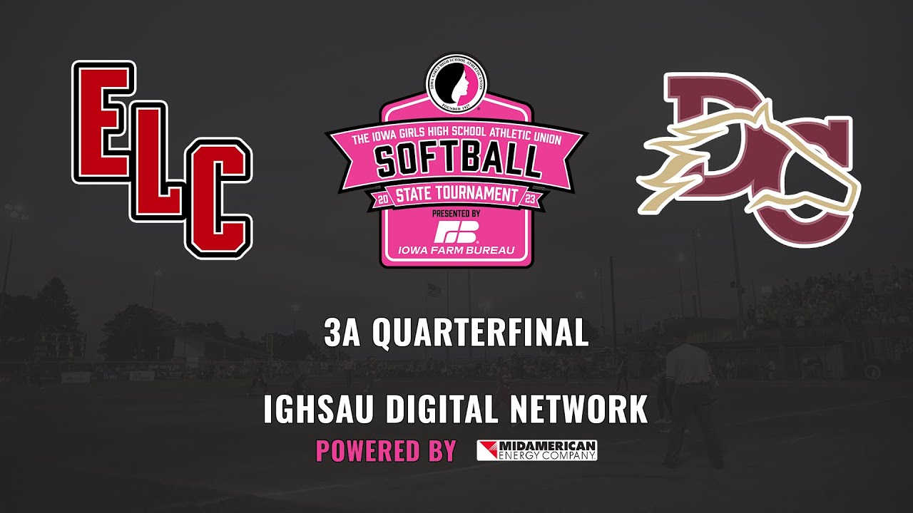 2023 IGHSAU Girls State Softball 3A Quarterfinal: Davis County vs ...