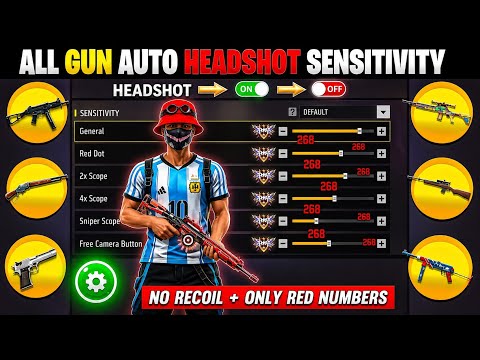 Free Fire Auto Headshot Trick 2026 Sensitivity | 2gb, 4gb, 6gb Ram Headshot Sensitivity Setting