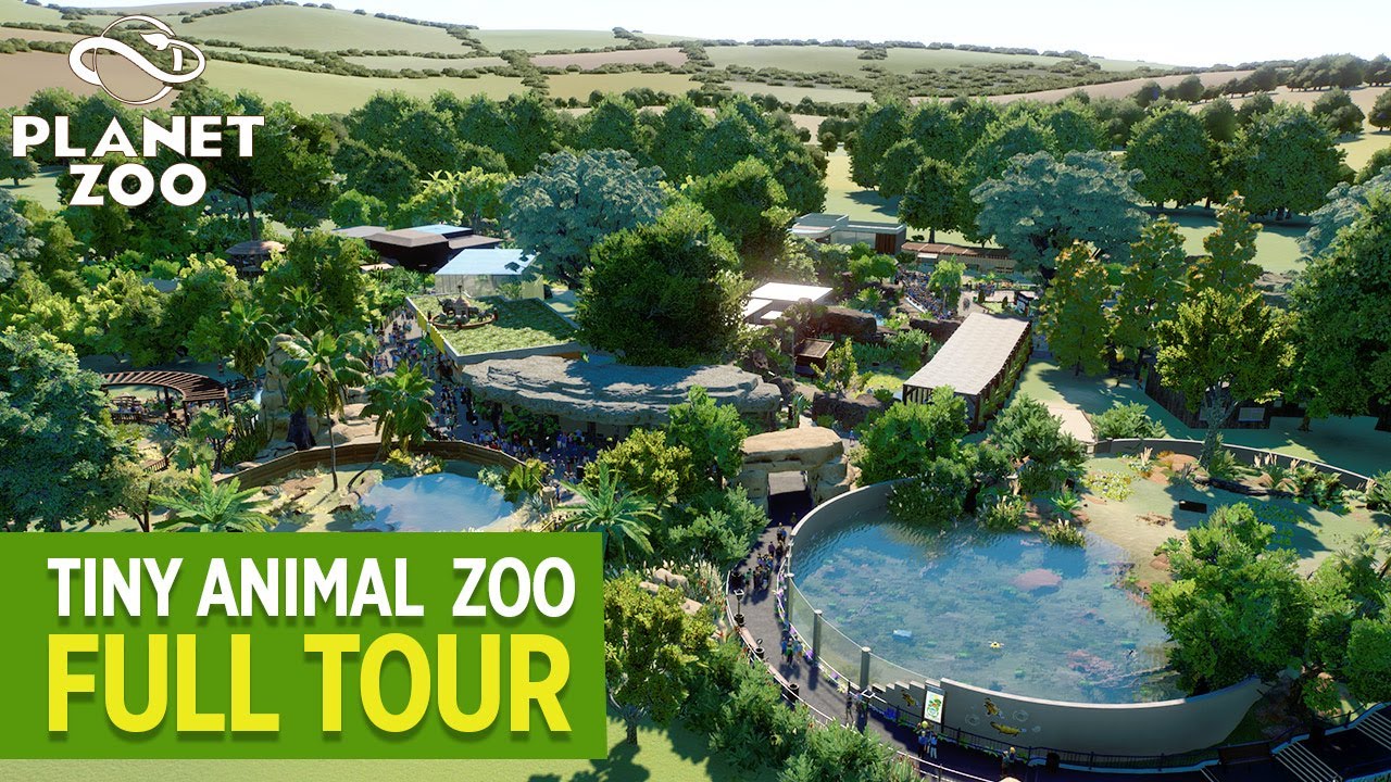 Tiny Animal Zoo Part 13 | Full Zoo Tour | Planet Zoo - YouTube