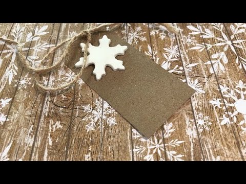 Making Snowflakes with Air Dry Clay - YouTube