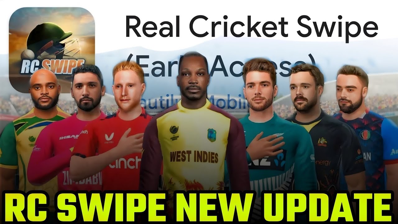 Real Cricket Swipe New Update Release Date Confirm | Finally New Update ...