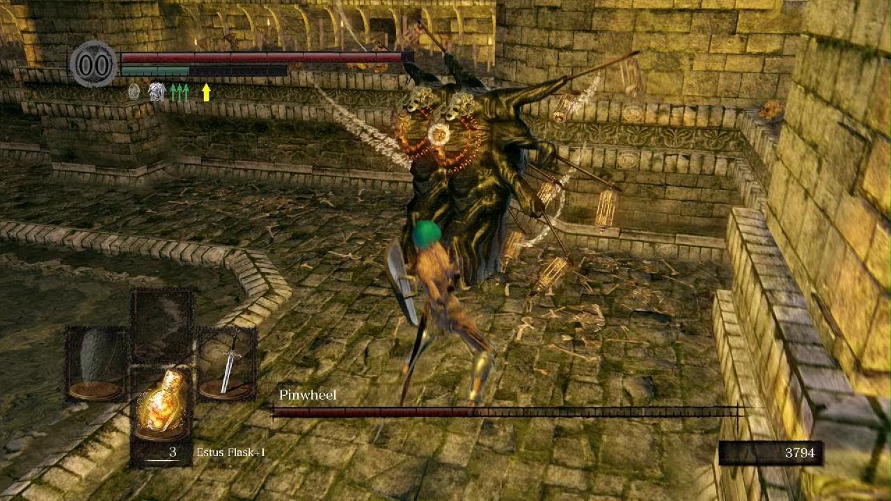 Dark Souls Remastered : Pinwheel, the Meme Boss of Dark Souls # ...