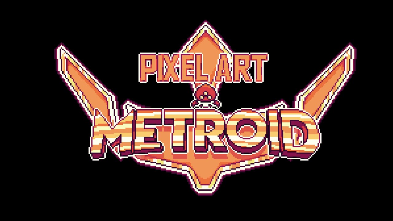 Pixel Art Metroid, from Retro Game Books - YouTube