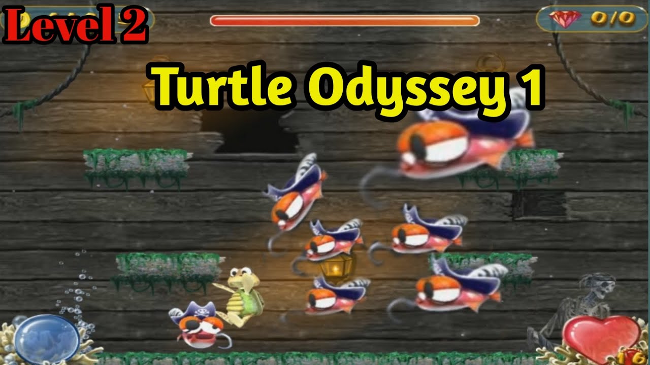 Turtle Odyssey #2 [level Complete] | Nostalgia Game Lama - YouTube