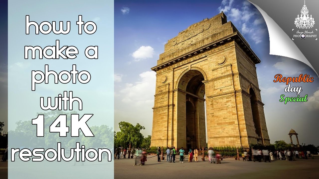 Trick to make 14K resolution Photo with any Camera | Photoshop ...