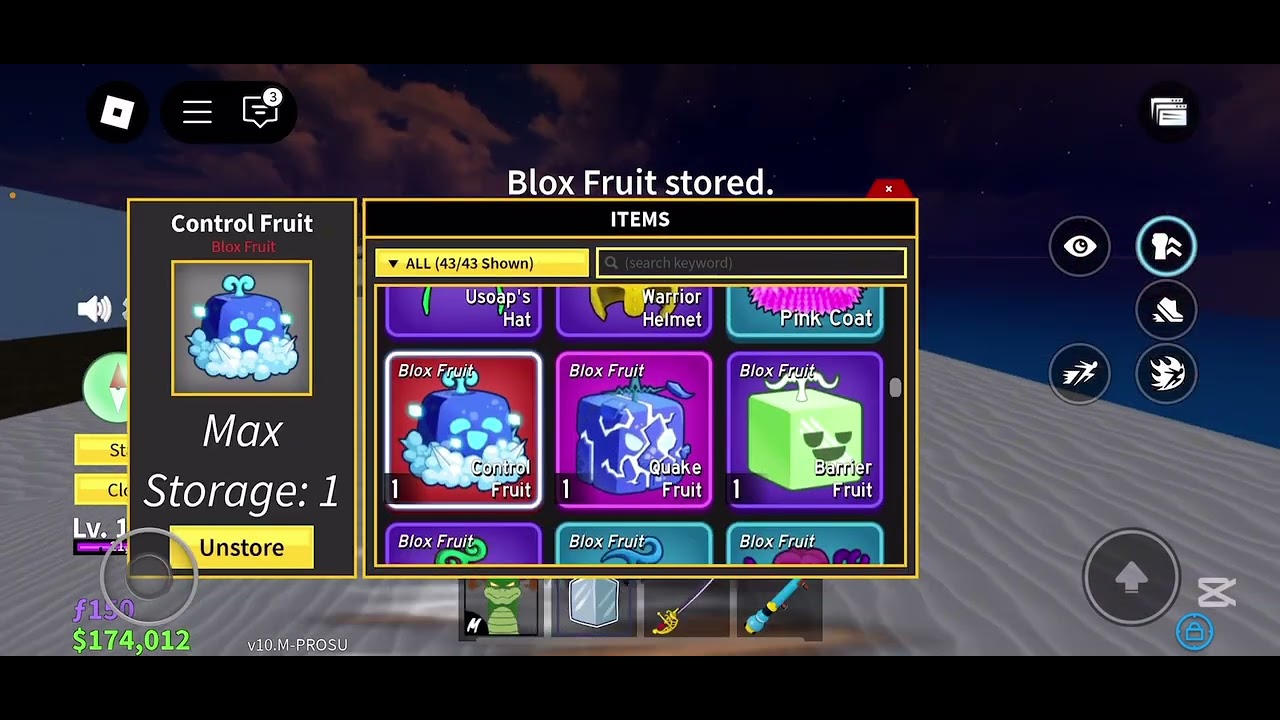 The story how I got the control fruit💀🥶🤩 - YouTube