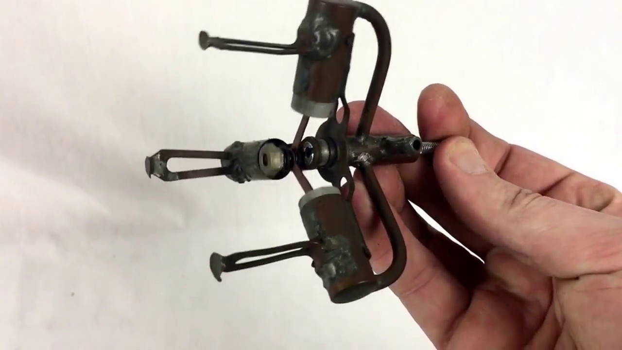 Vintage 3 Cylinder Rotary Marine Boat Steam Engine Rare Antique Toy ...