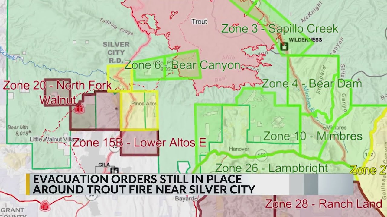 Trout Fire now burning over 46,000 acres - YouTube