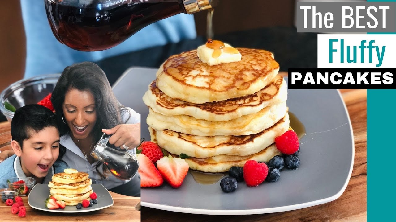 How To Make Fluffy Pancakes | At Home Easy Recipe - YouTube