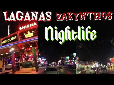 LAGANAS ZAKYNTHOS ISLAND- JULY 28 2020/ Laganas nightlife - YouTube