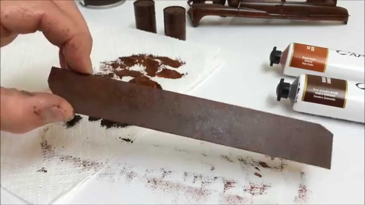 Rusting Models Using Craft Acrylics & Sponges Tutorial. - YouTube