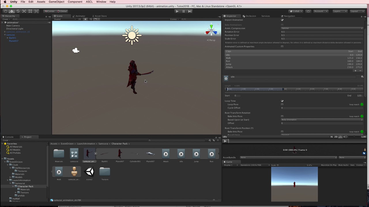 Comment déclencher une Animation par script - Animator - part 2 - YouTube