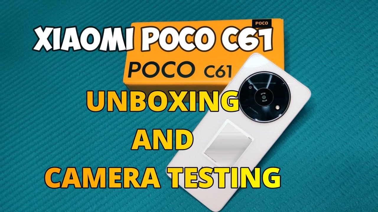Xiaomi POCO C61 Unboxing and Camera Testing - YouTube