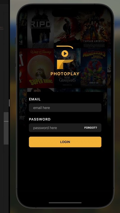React Native Speed Coding: Building Photo Play App Login Screen #reactnative - YouTube