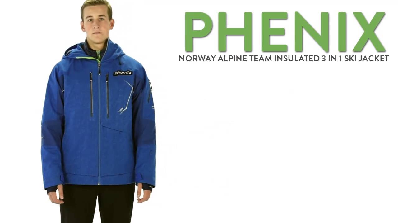 Phenix Norway Alpine Team Ski Jacket - 3-in-1, Waterproof, Insulated ...