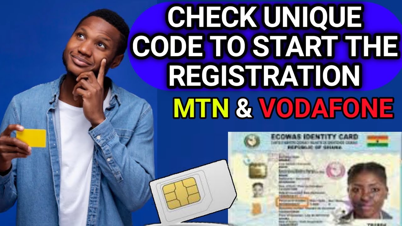 Ghana Sim Self Registration App. ghana revenue authority unique code# ...